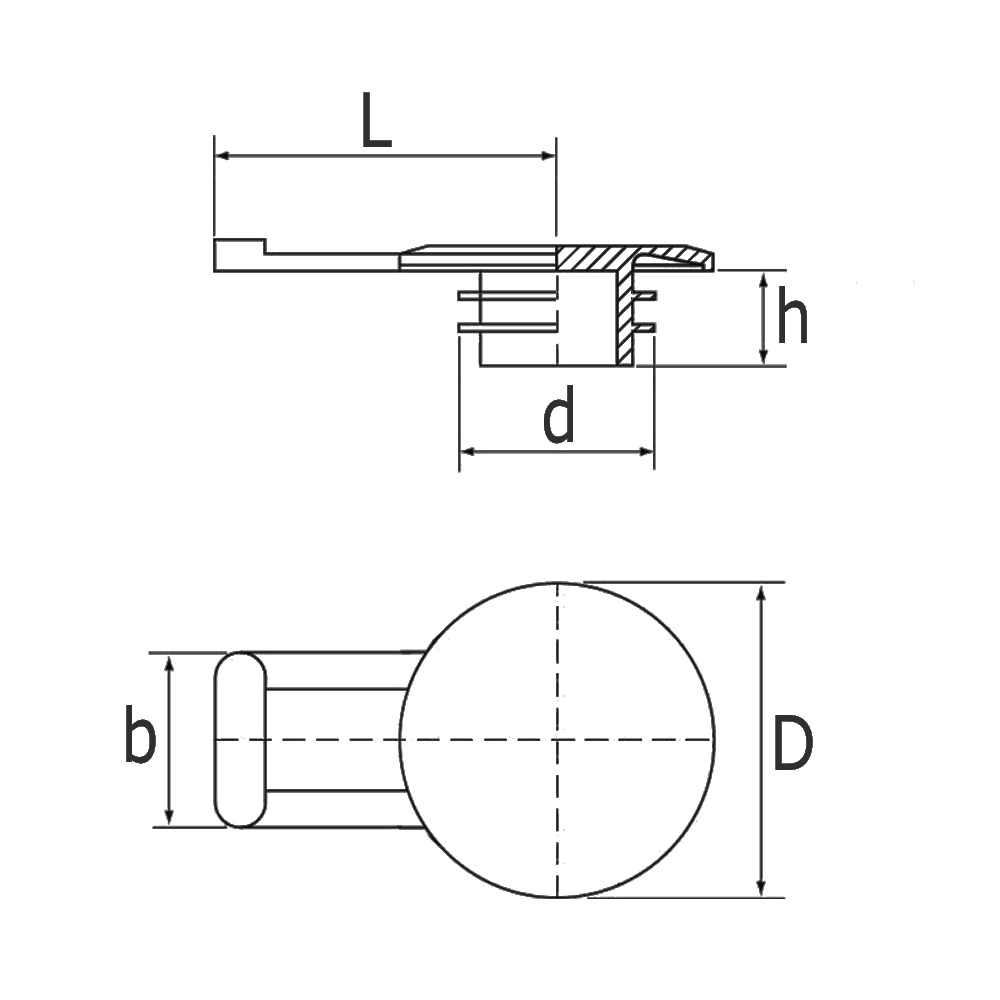 Push-Fit Side Release Plug for DKO - verpas