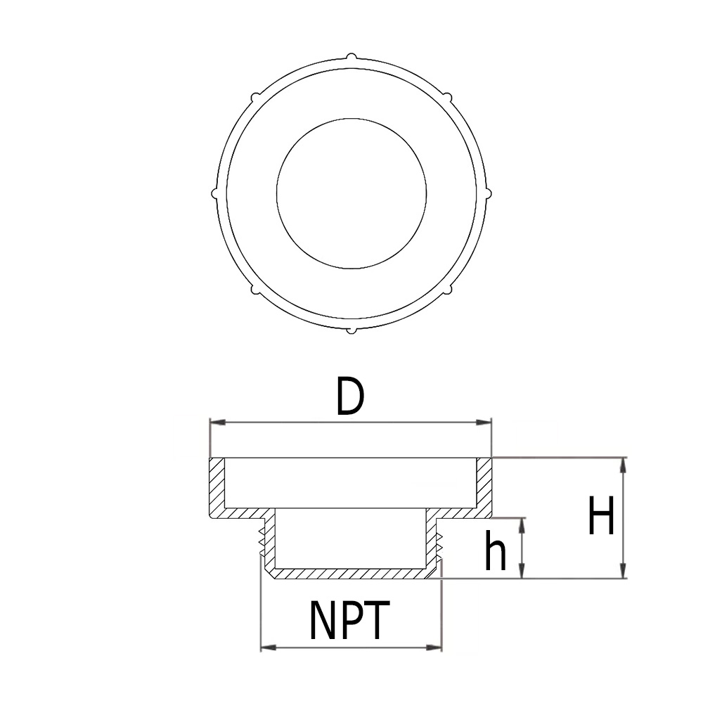 Threaded protection plugs NPT - verpas
