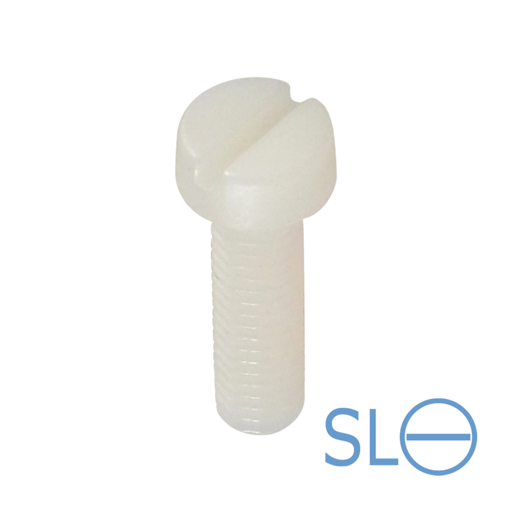Plastic slotted cheese head screws - DIN 84 - Verpas B.V.