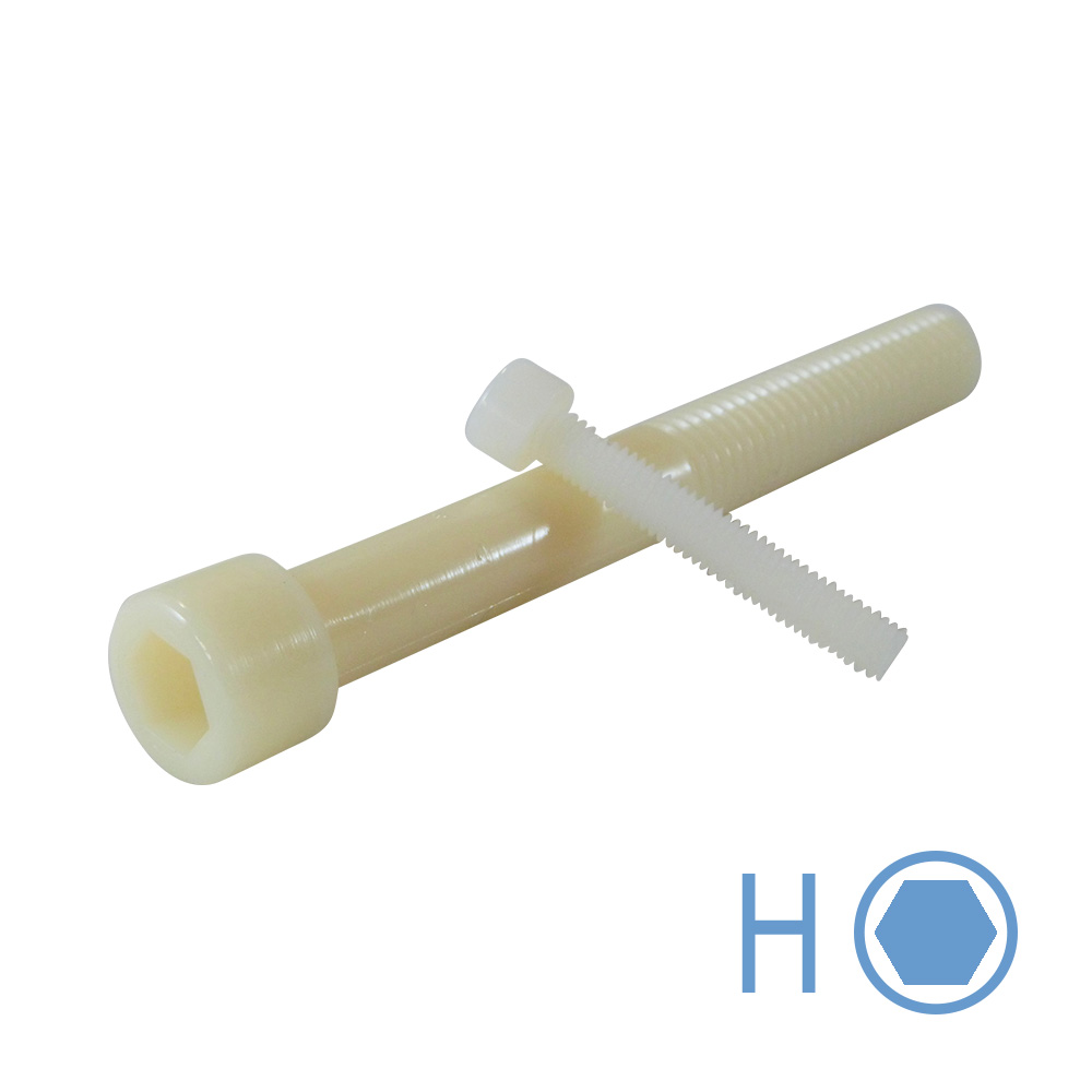 Plastic hexagon socket head cap screws - DIN 912 - verpas