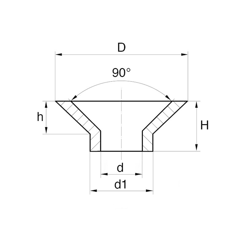 Countersunk Insulation Sleeve 90° - verpas