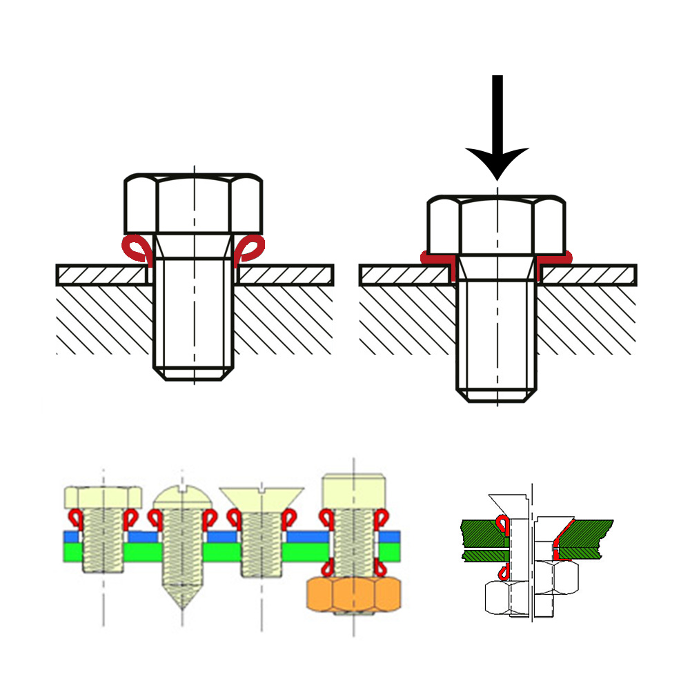 Locking and sealing rings Nyltite® - rolled collars - verpas
