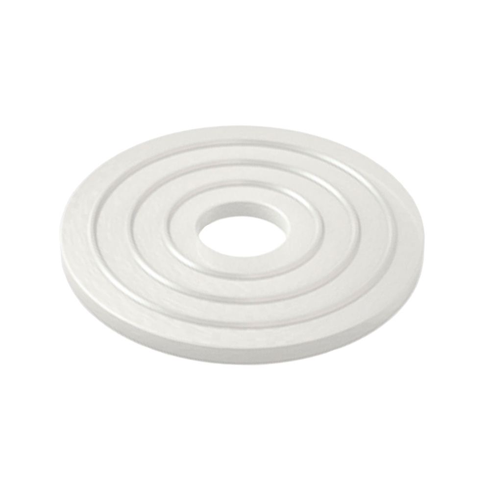 Flat sealing washer PE - thin with ribs - verpas