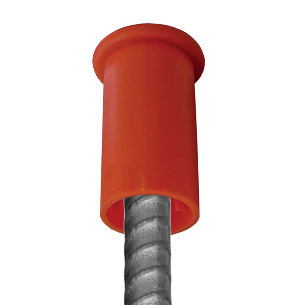 Rebar signal and safety protection cap - enlarged head - verpas