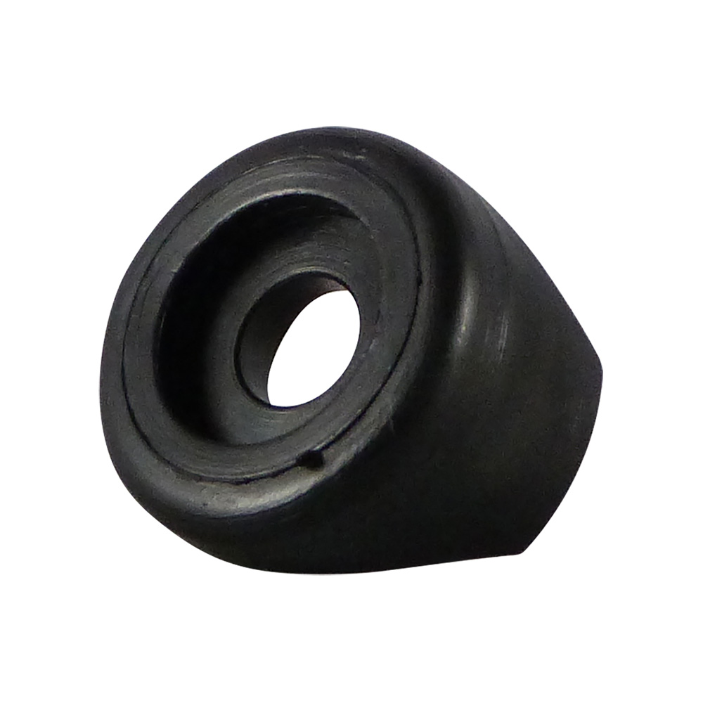 Round PVC saddle foot with fixing hole for tube - verpas