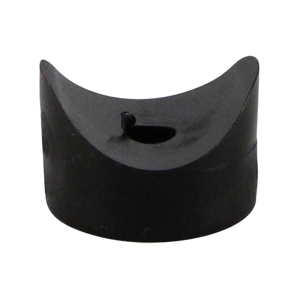 Round PVC saddle foot with fixing hole for tube - verpas