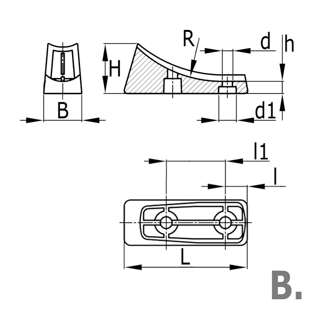 Heel-fit saddle feet - verpas