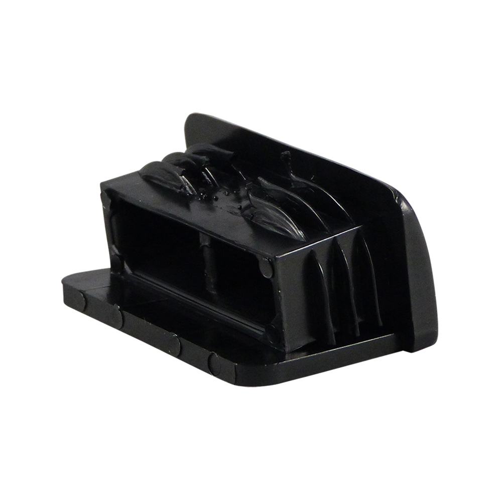 End cap inserts with lip on the long face for rectangular tube - verpas