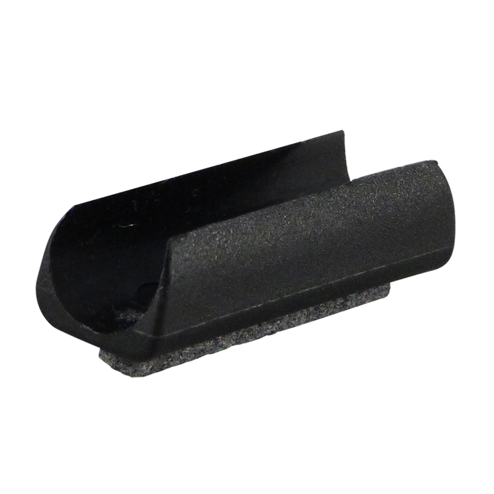 Self-clamping saddle feet with peg and feltpad - verpas