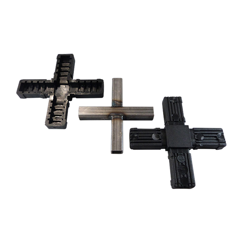 Tube connectors two-piece design 2D4 - crosspiece - Verpas B.V.