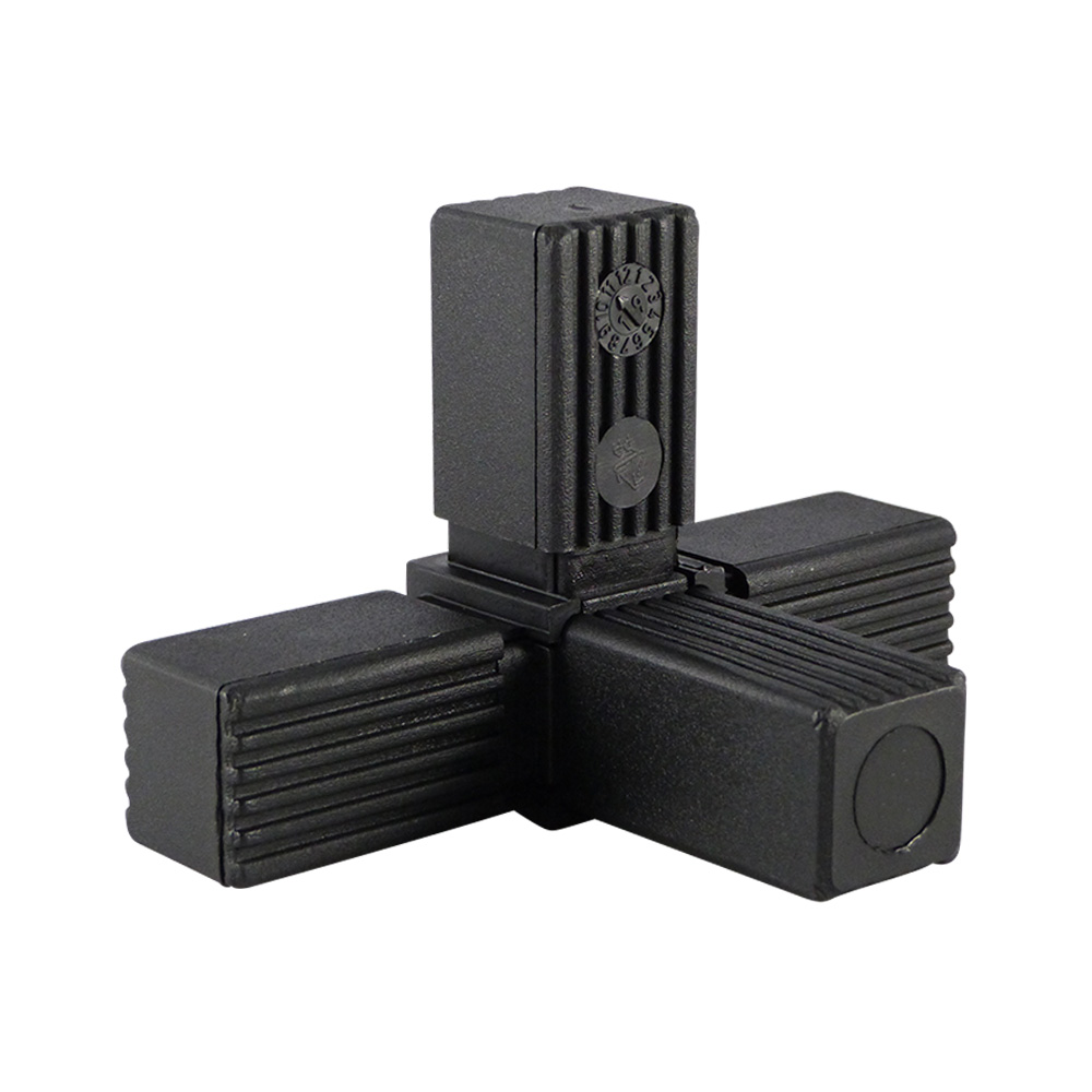 Tube connectors two-piece design 3D4 - multi-dimensional Tee - verpas