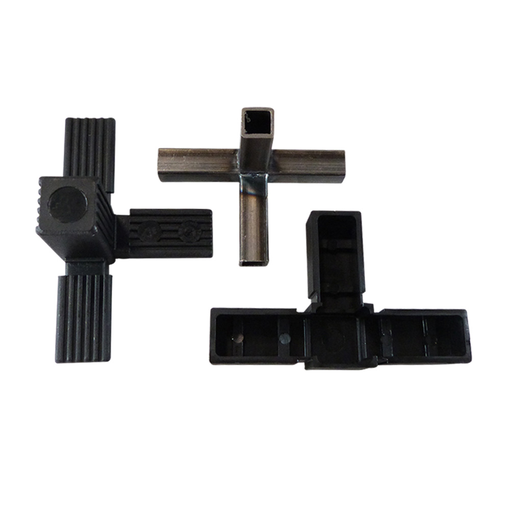 Tube connectors two-piece design 3D4 - multi-dimensional Tee - verpas
