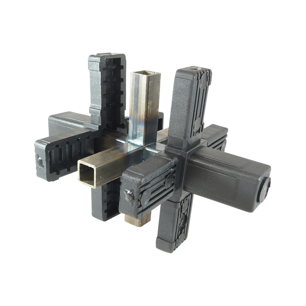 Tube connectors two-piece design 3D6 - star connector - verpas