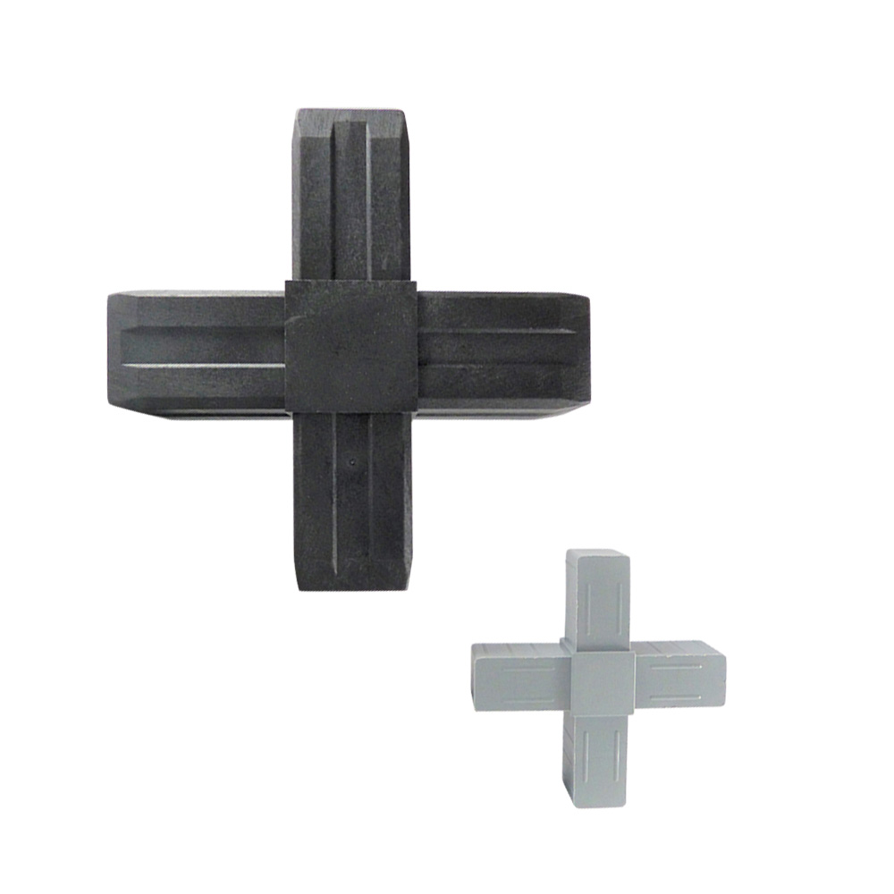 Tube connectors single-piece design 2D4 - crosspiece - Verpas B.V.