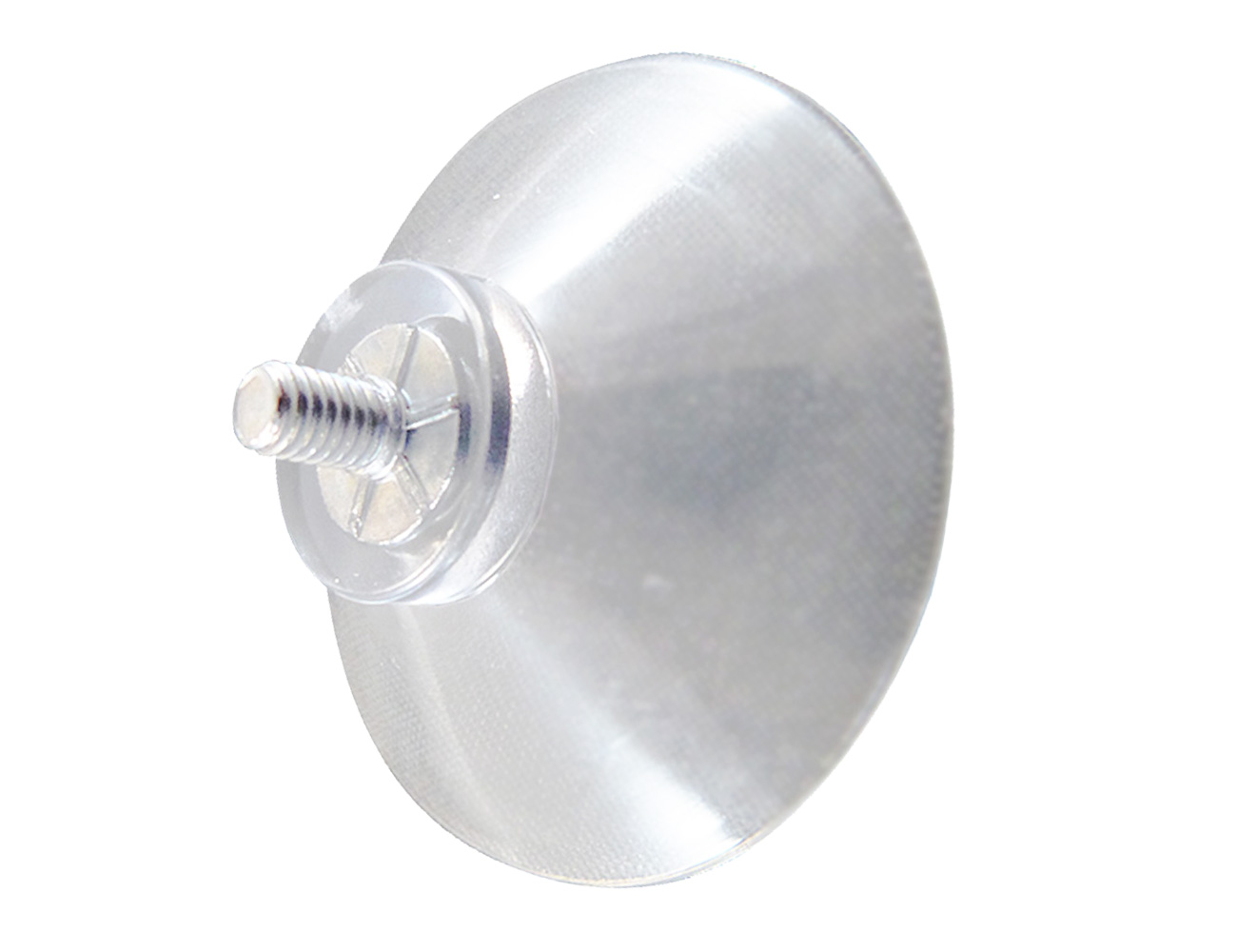 Threaded suction cup store
