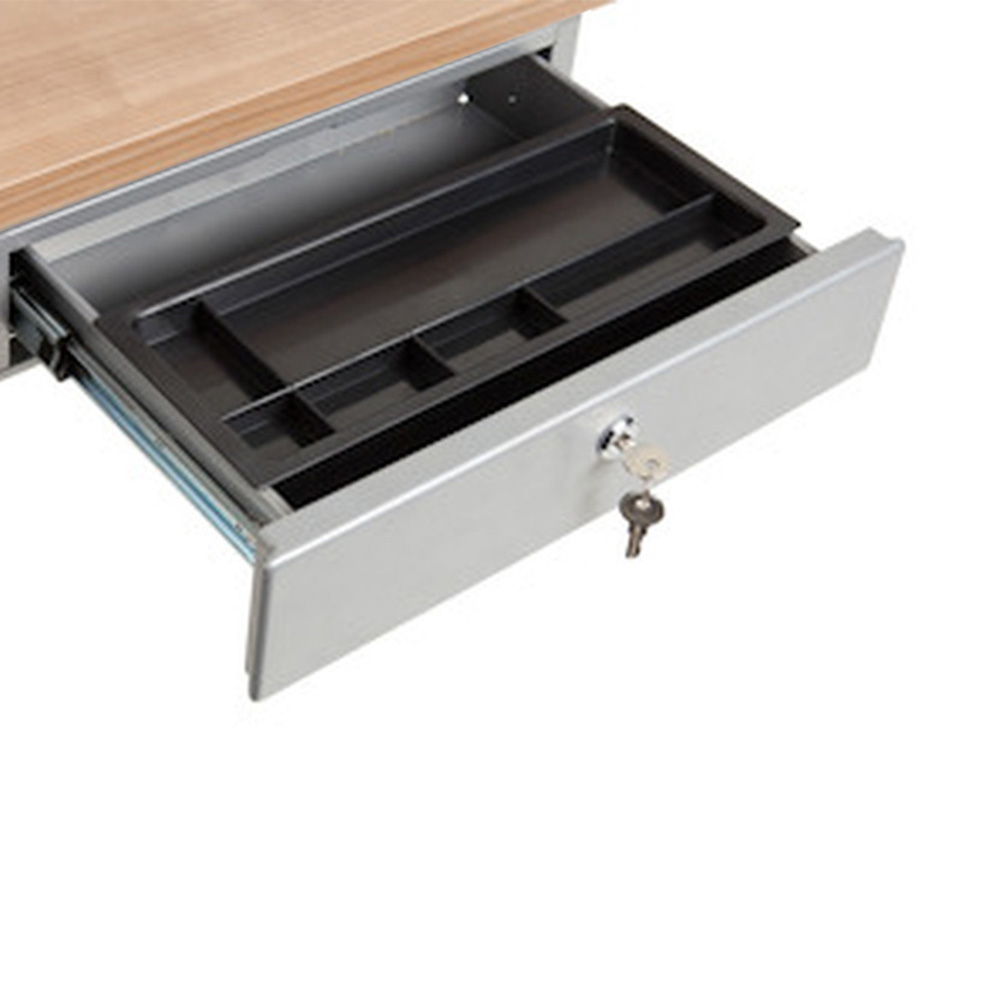 Under desk sliding pencil drawer - lockable - verpas