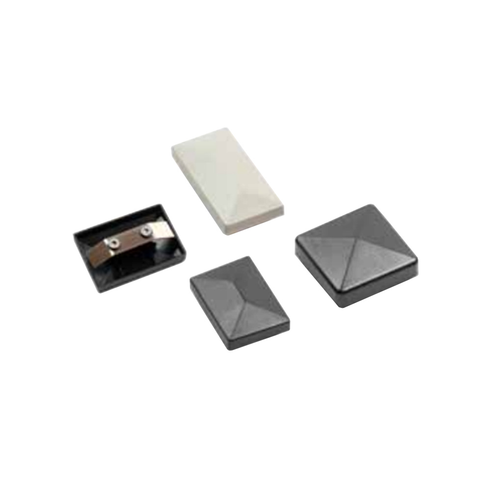 Post caps with flange and clamping spring – plastic - verpas