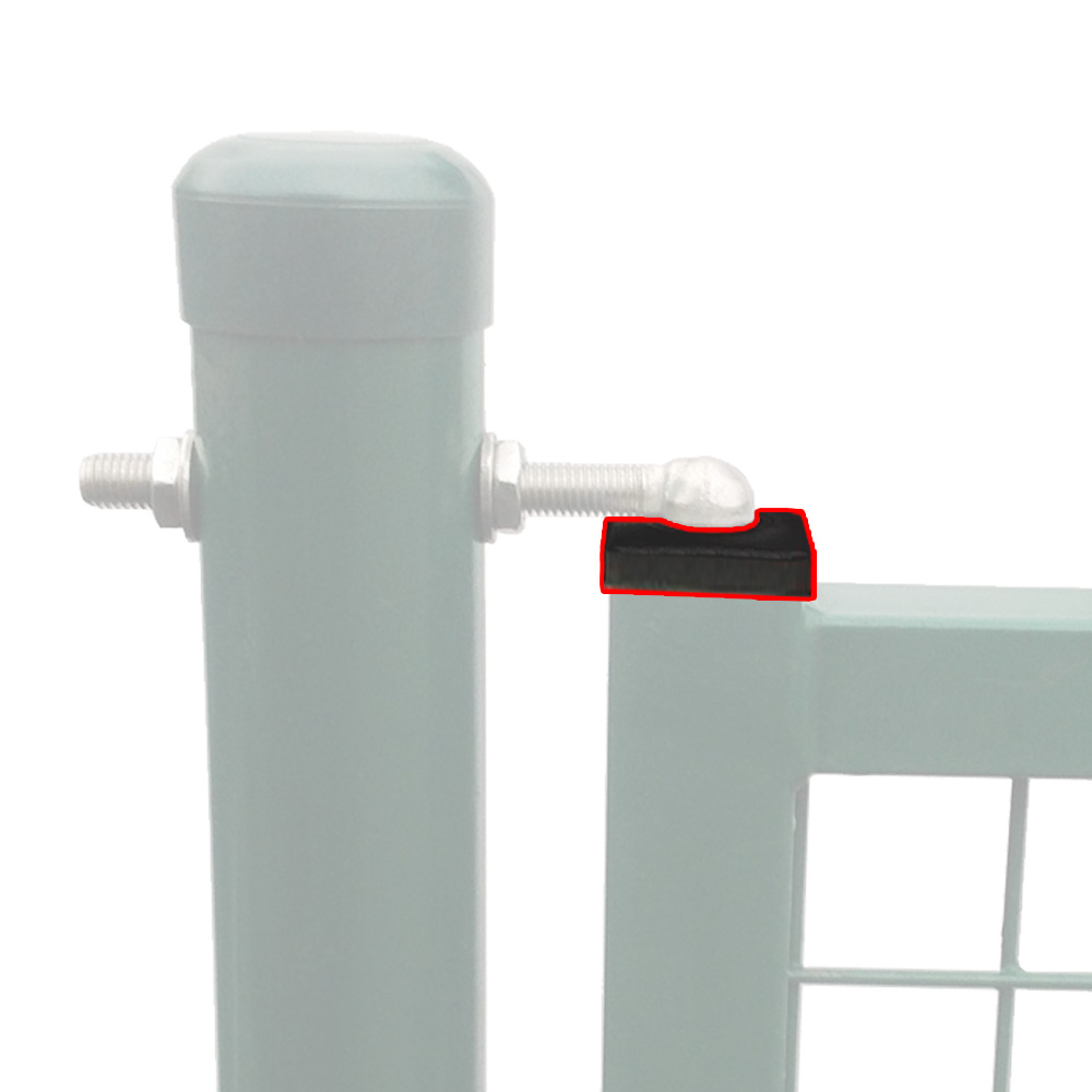 Plugs for garden gate hinges – with edge cover - Verpas B.V.