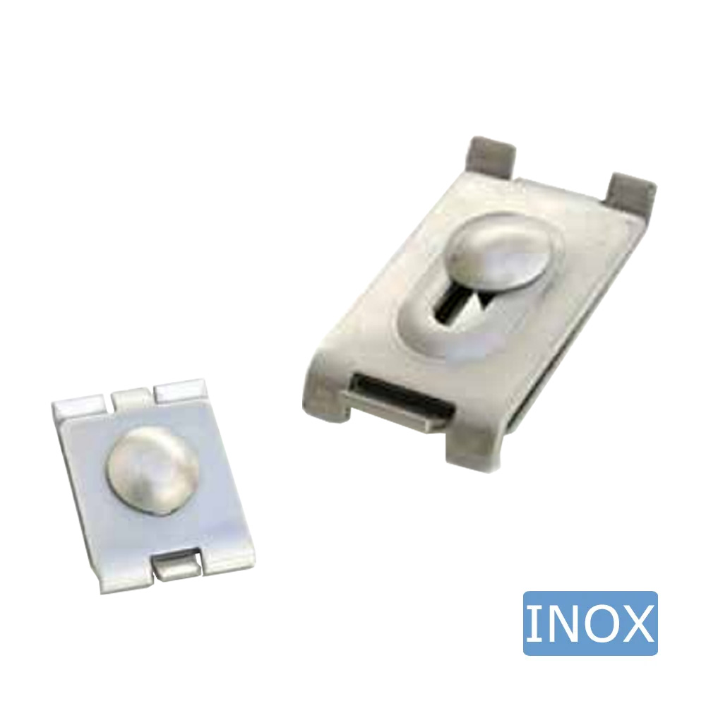 Corner connection bracket for mesh panels – stainless steel - verpas