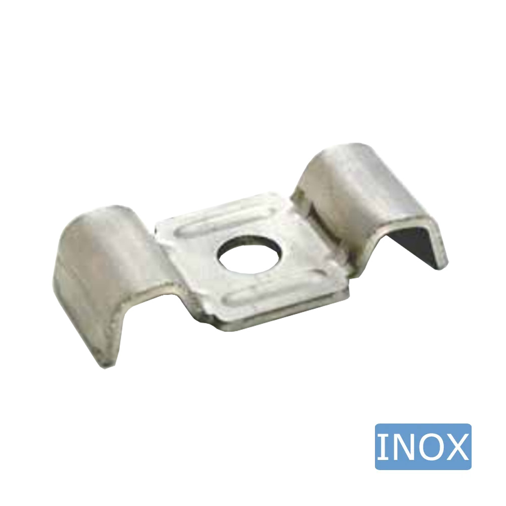 Bracket for mesh panel clips – stainless steel - verpas