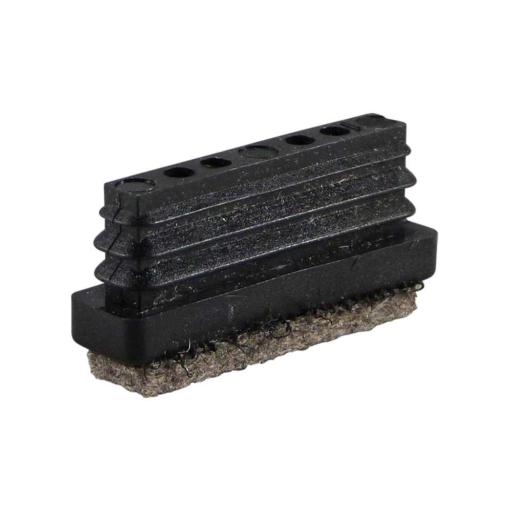 Rectangular end cap inserts with felt pad - verpas