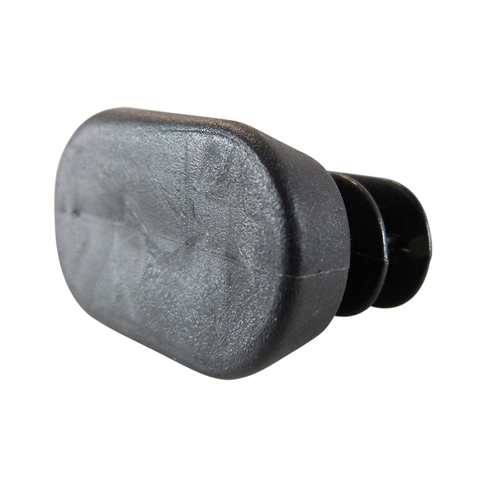 End cap inserts with angled base for flat oval tube - verpas