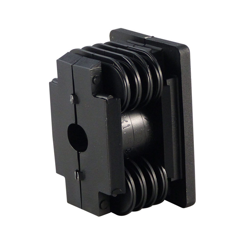 Split-body tube inserts (2-part) with separate nut - rectangular - verp