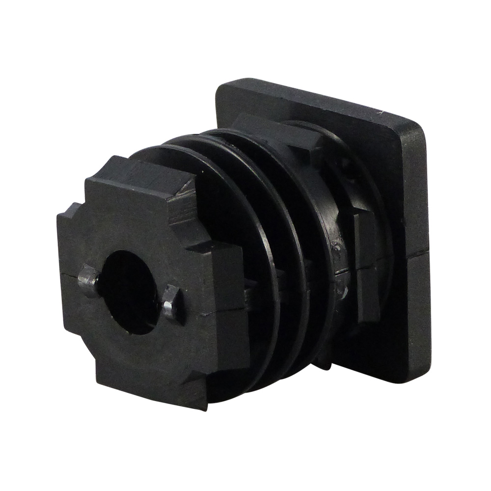 Split-rib tube inserts (2-part) with separate nut, square - verpas