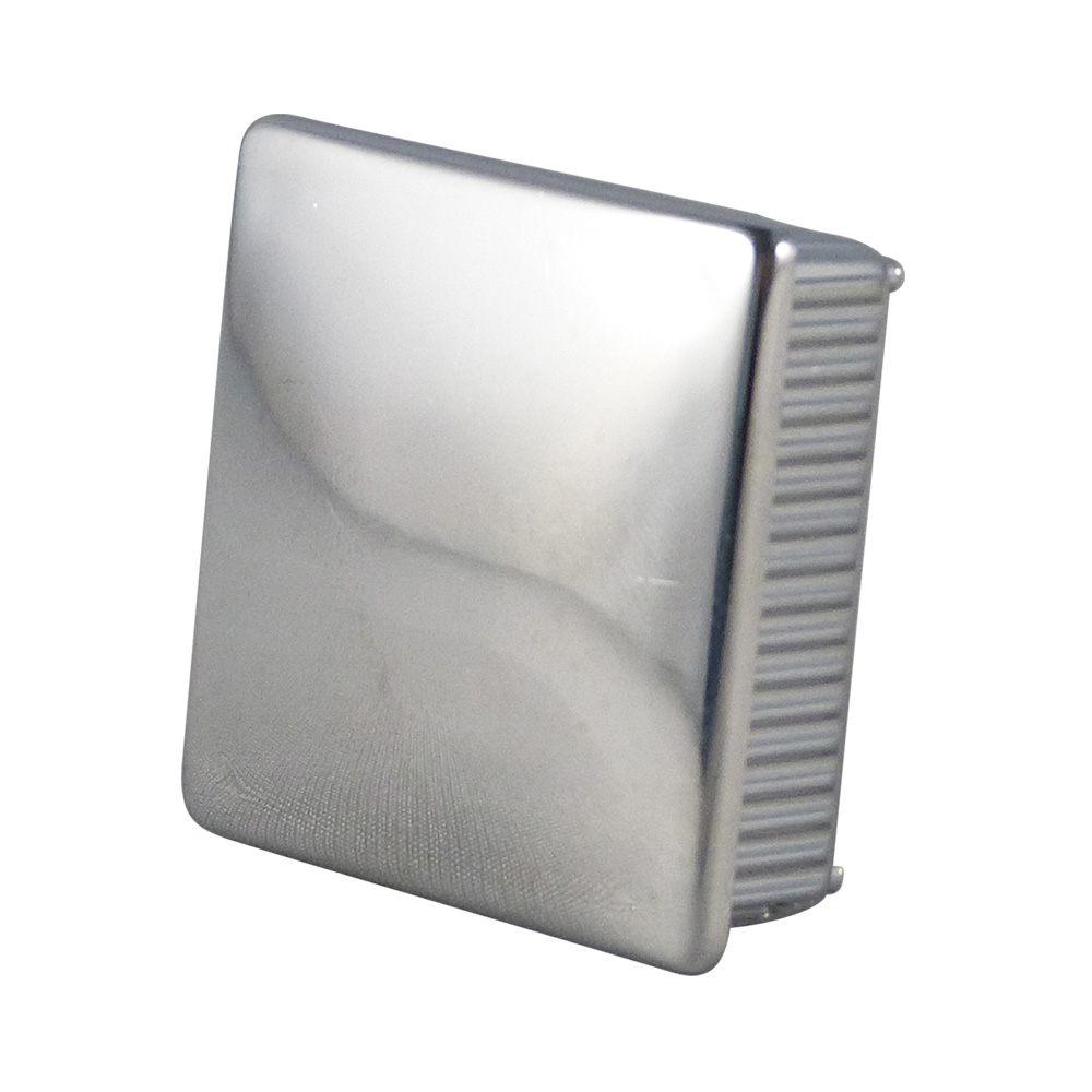Square end cap inserts - chromed - verpas