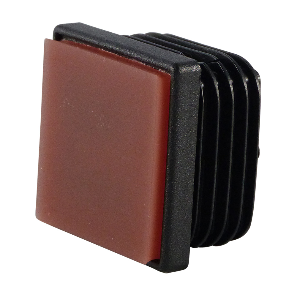 Square end cap inserts with TPE-U pad - verpas