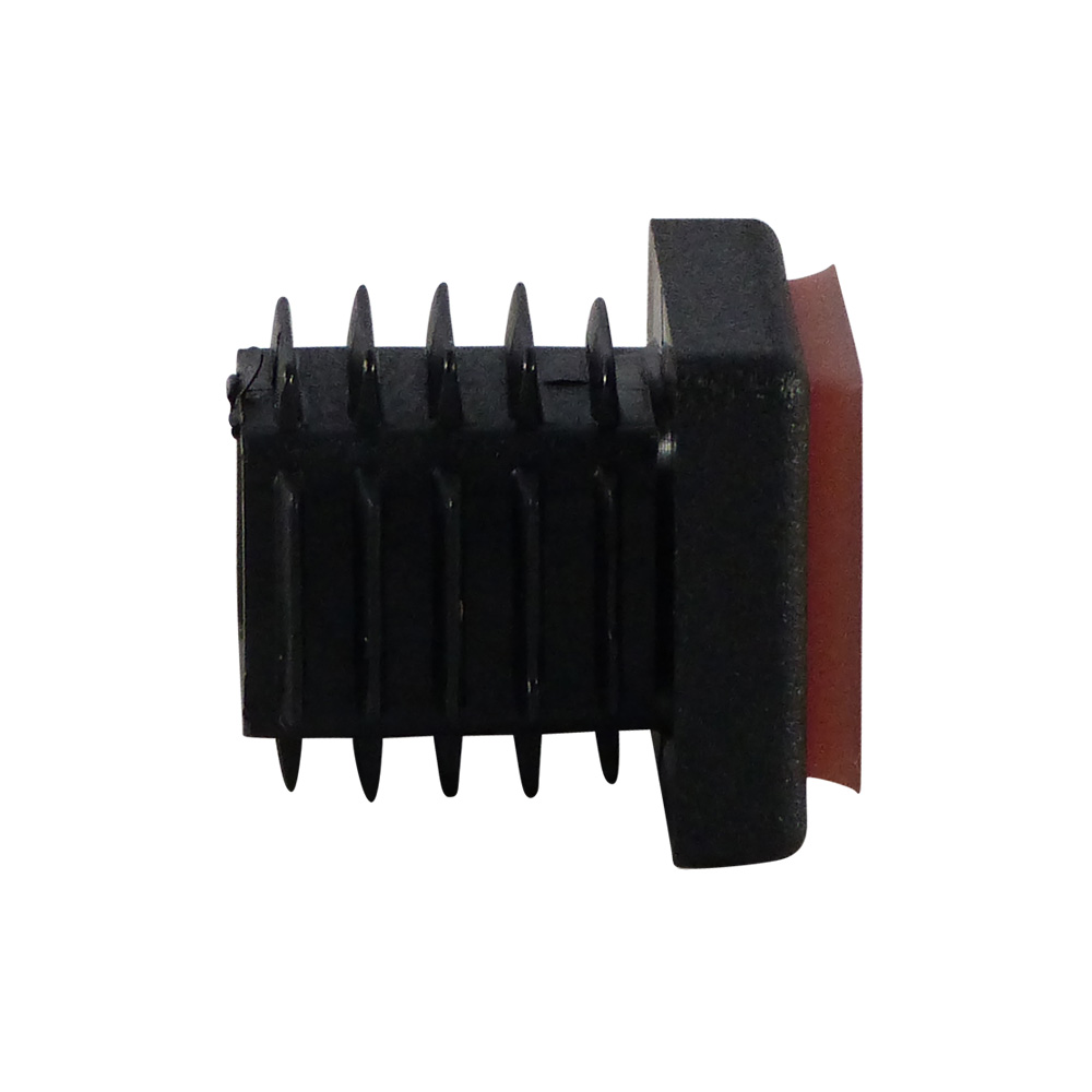 Square end cap inserts with TPE-U pad - verpas