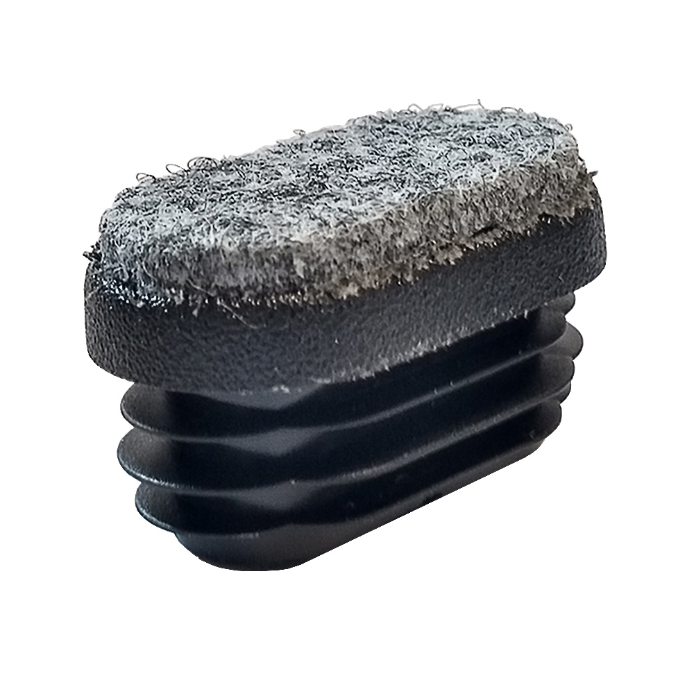 End cap inserts for flat oval tube - verpas