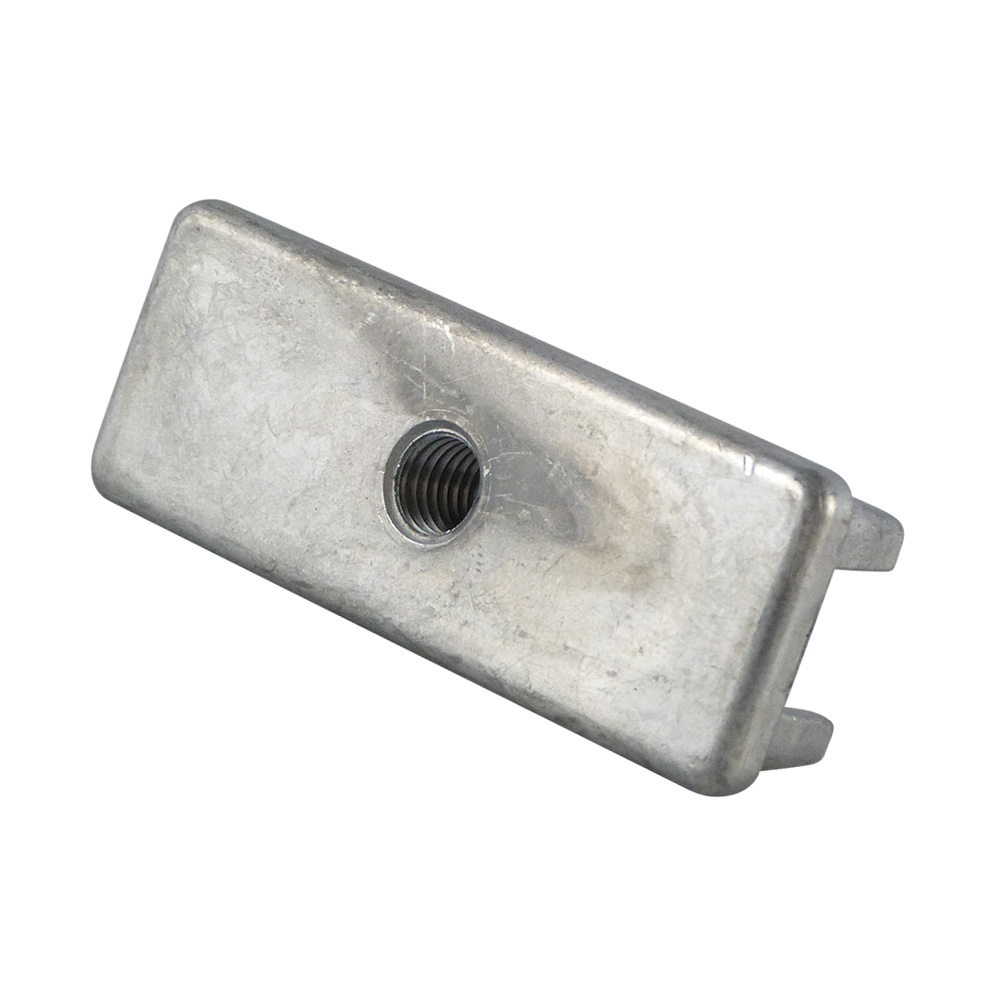 Die-cast zinc tube inserts – rectangular - verpas