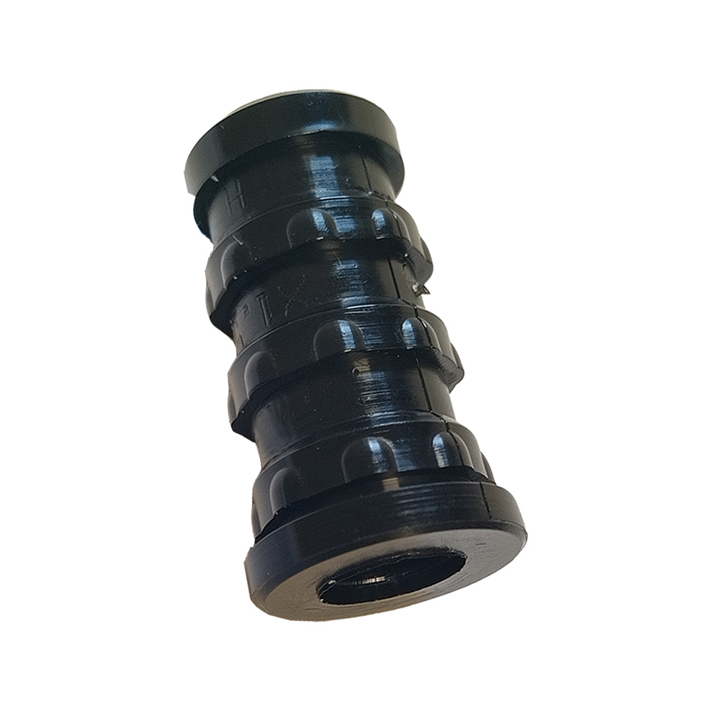 Castor sockets for round tubes - push-in stem - verpas