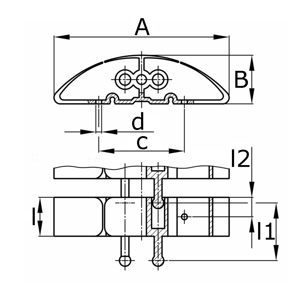 Floor cable snake - verpas
