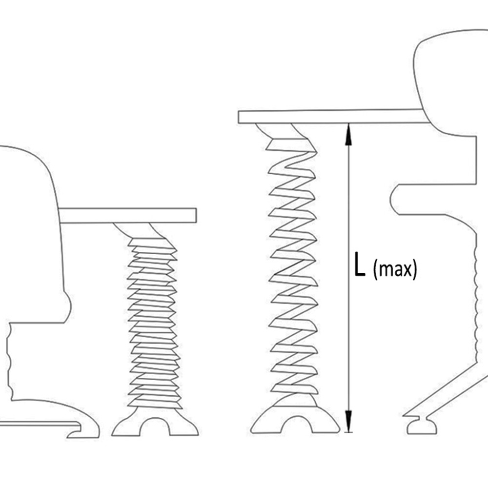 Vertical spiral cable snake with base and table clamp - verpas