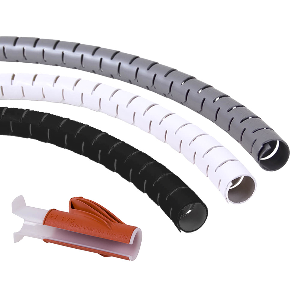 Verpas - Cable eater flexible cable tidy D=ø 15mm - roll à L=50 meters