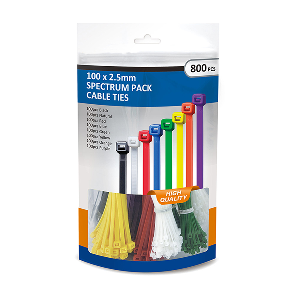Coloured cable ties assortments | convenient and economical