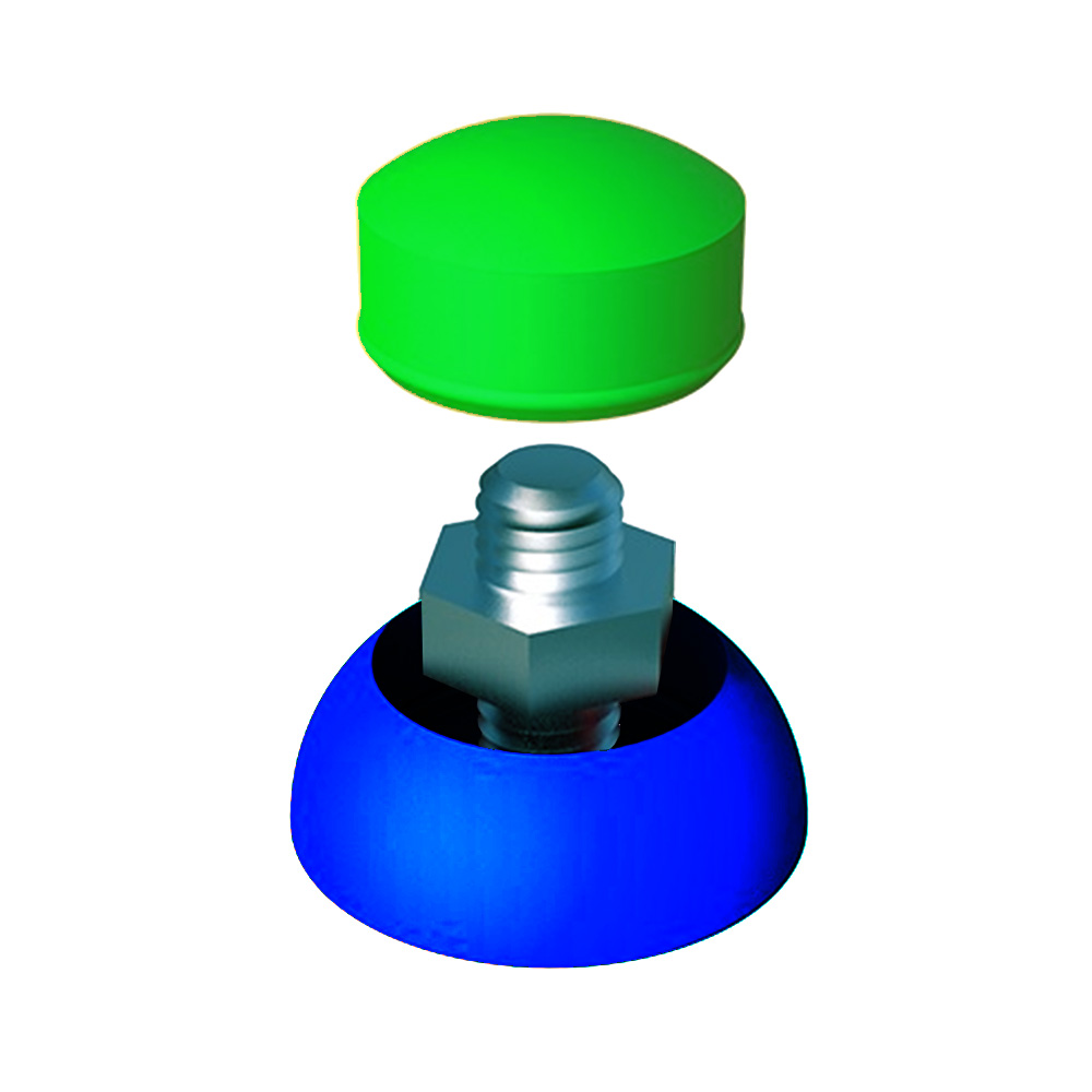 Secure bolt and nut caps – two-piece - verpas
