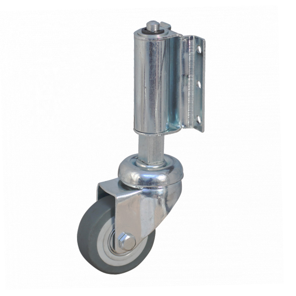 Spring loaded castors with TPE tyre - swivel castor - verpas