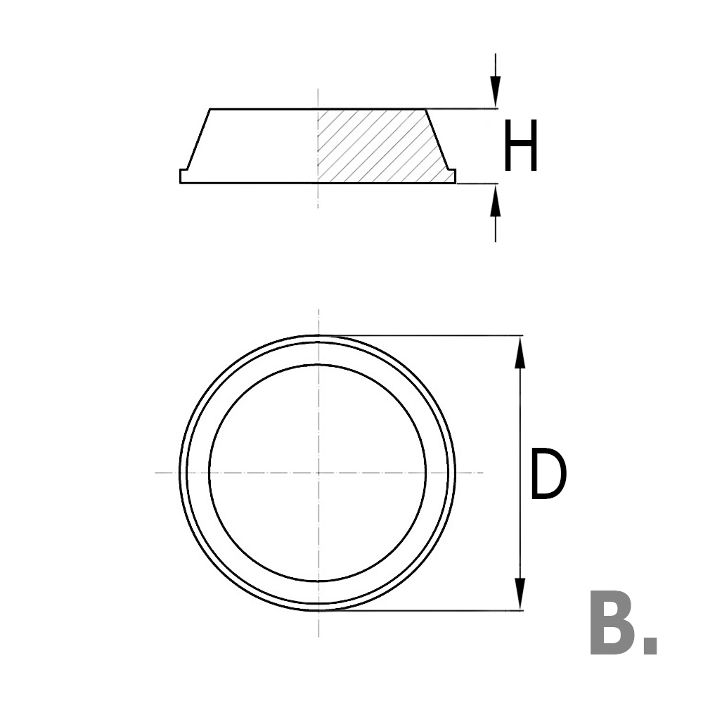 EVA bumpers - anti-slip - self-adhesive - verpas