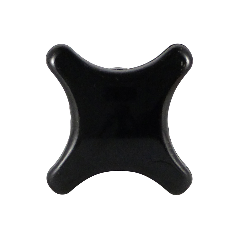 Bakelite 4-lobe knob - DIN 6335 – threaded stud - verpas