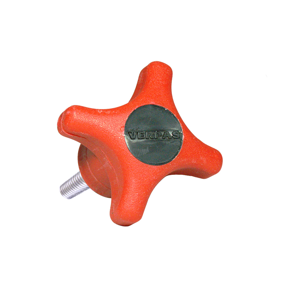 PP 4-lobe knob - DIN 6335 – threaded stud - verpas