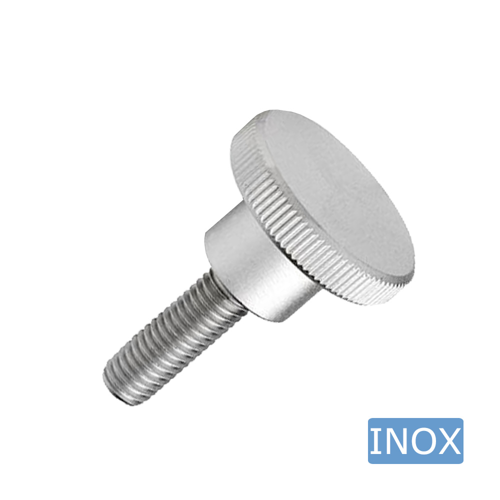 Knurled thumb screws high type - stainless steel - DIN 464 - verpas