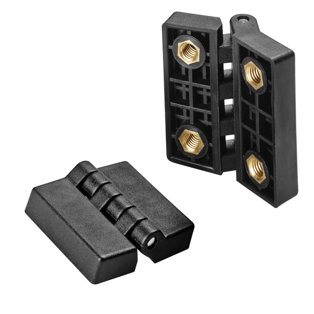 Hinge PA with threaded bores – stainless steel pin - verpas