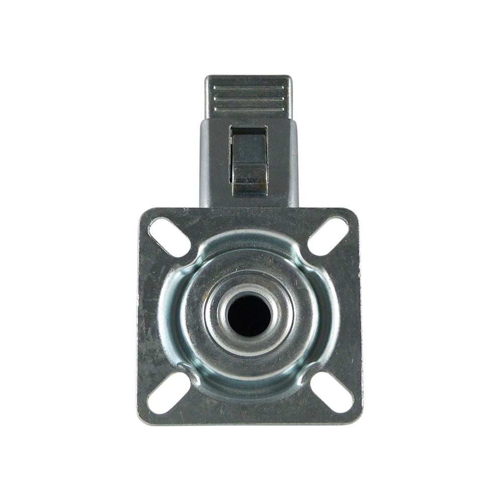 Apparatus swivel castors with brake - mounting plate - verpas