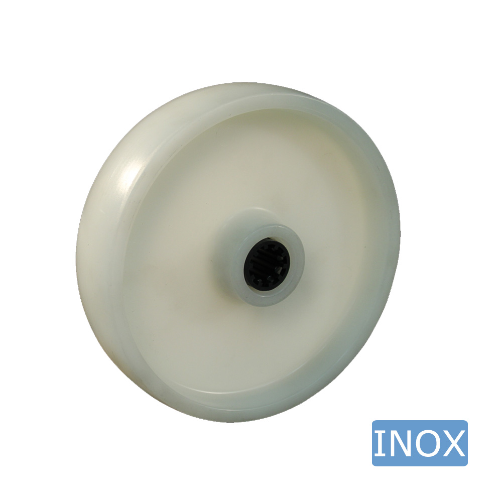 Plastic (polyamide) wheel - stainless steel bearing - verpas
