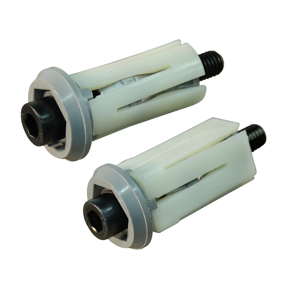 Expanding adaptors for bolt fix castors - verpas